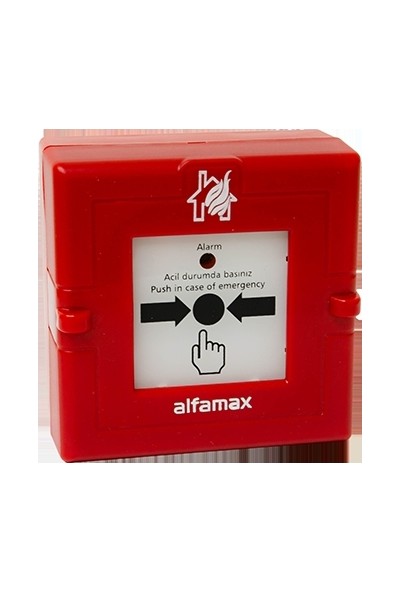 Alfamax Yangın Alarm Butonu ALF-10050 Alfamax Yangın Alarm Butonu ALF-10050