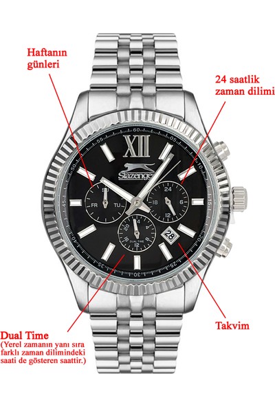 Slazenger SL.09.1946.2.02 Erkek Kol Saati