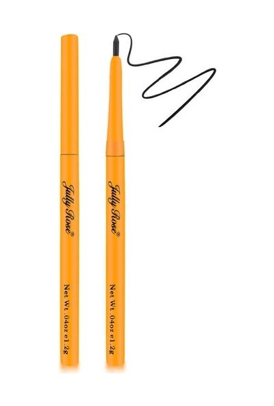 Rose Asansörlü Mat Siyah Akmayan Göz Kalemi Suya Dayanıklı