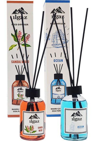 Ilgaz 2x1 Sandal + Okyanus Oda Kokusu 110ML Sandal + Ocean Bambu Çubuklu Oda Kokusu Ortam Kokusu Ilgaz 2x1 Sandal + Okyanus Oda Kokusu 110ML Sandal + Ocean Bambu Çubuklu Oda Kokusu Ortam Kokusu