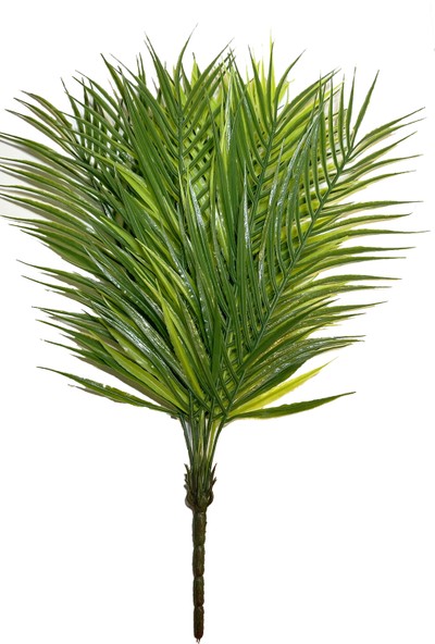 Meran Yapay Çiçek Palmiye Areka Yaprağı 9 Dallı Demet