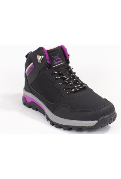 Kinetix Rayo Pu Siyah Mor Outdoor Kadın Spor Bot