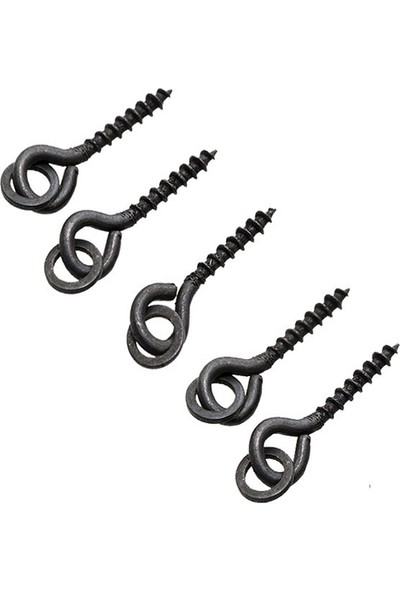 Sazan Rig Boili Yem Vidası Siyah Metal 13 mm (10 Adet) Sazan Rig Boili Yem Vidası Siyah Metal 13 mm (10 Adet)