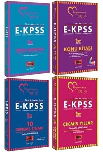 Yargı Yayınları Akademik Kitaplar Yargı Yayınları E KPSS Set
