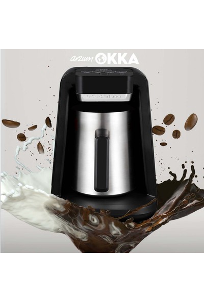 Arzum OK0012-K Okka Rich Spin M Türk Kahve Makinesi - Krom Arzum OK0012-K Okka Rich Spin M Türk Kahve Makinesi - Krom