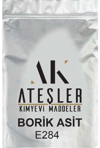 Ateşler Kimyevi Borik Asit E284 1 kg Ateşler Kimyevi Borik Asit E284 1 kg