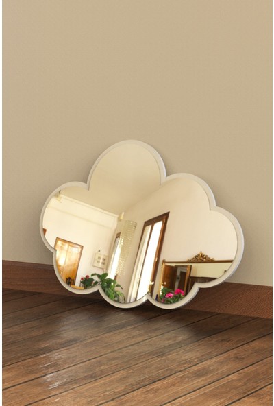 Evde Ucuz Bulut Çocuk Odası Duvar Aynası Evde Ucuz Bulut Çocuk Odası Duvar Aynası