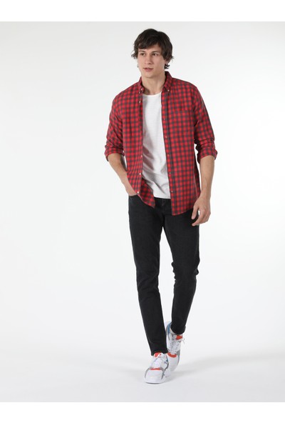 Colin's Kırmızı Erkek Gömlek U.kol Colin's Kırmızı Erkek Gömlek U.kol