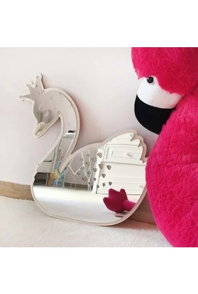 Evde Ucuz Kuğu Çocuk Odası Aynası Duvar Dekorasyonu Evde Ucuz Kuğu Çocuk Odası Aynası Duvar Dekorasyonu