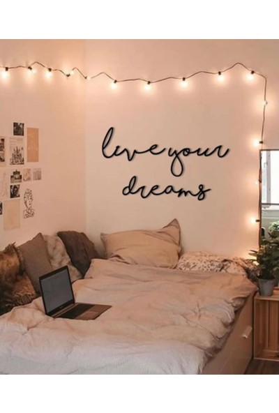 Evde Ucuz Live Your Dreams Dekoratif Tablo Evde Ucuz Live Your Dreams Dekoratif Tablo