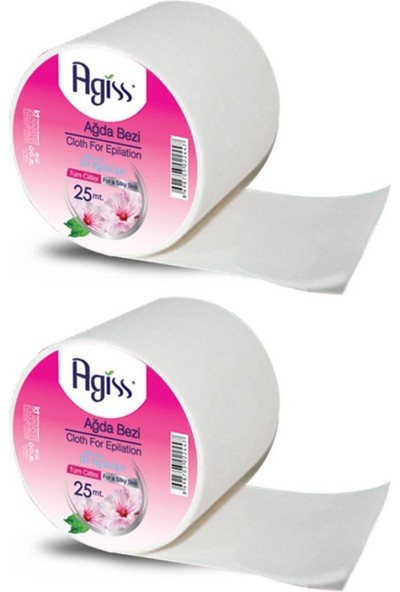 Agiss Ağda Bezi Rulo 25 mt X2
