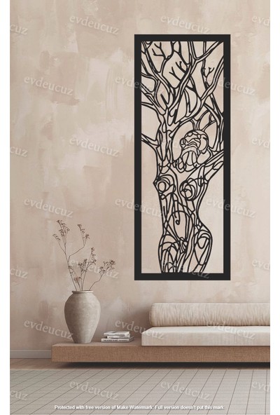 Evde Ucuz Ağaç Kadın Tablo Evde Ucuz Ağaç Kadın Tablo