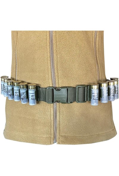 Savex 2244 Plastik Geçmeli Fişeklik Haki 30'lu (12-16 Cl) Savex 2244 Plastik Geçmeli Fişeklik Haki 30'lu (12-16 Cl)