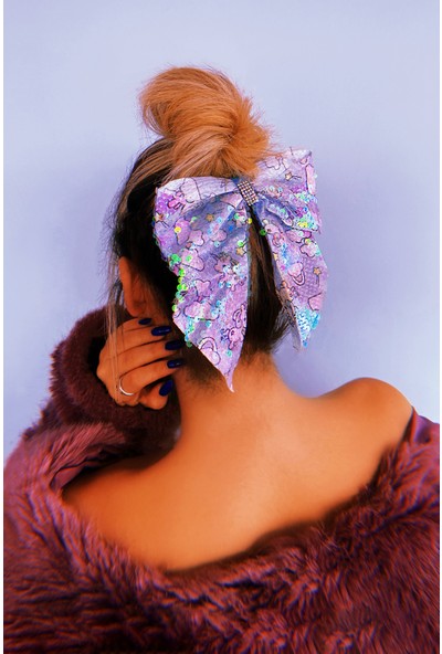 Takıştır Mavi Renk Pullu Lüx Otomatik Fiyonk Toka