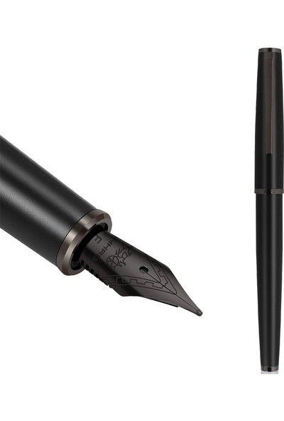Jinhao Metal Siyah Titanyum Uc Lüks Şık Dolma Kalem Jinhao Metal Siyah Titanyum Uc Lüks Şık Dolma Kalem