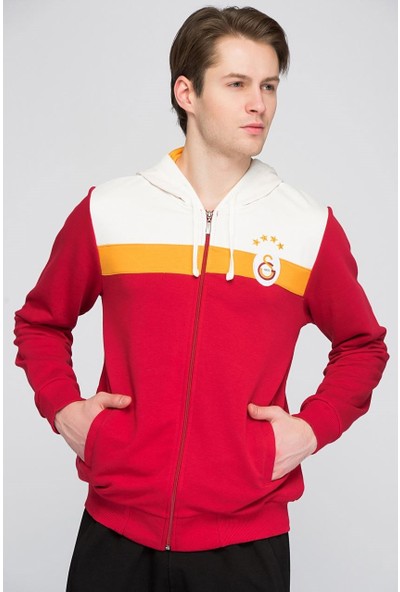 Gs Store Galatasaray Orijinal Lisanslı Kapüşonlu Sweat Beyaz Sarı Kırmızı Fermuarlı Gs Store Galatasaray Orijinal Lisanslı Kapüşonlu Sweat Beyaz Sarı Kırmızı Fermuarlı