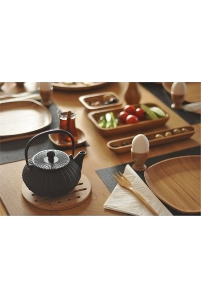 Gülruli Bambu Ikon 57 Parça 6 Kişilik Kahvaltı Takımı