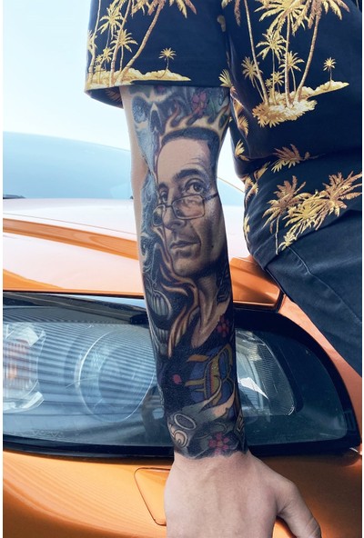 Takıştır Geçici Erkek Modelli Kol Dövme Tattoo Takıştır Geçici Erkek Modelli Kol Dövme Tattoo
