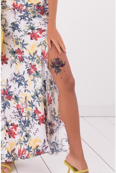 Takıştır Geçici Çiçek ve Gül Dövme Tattoo