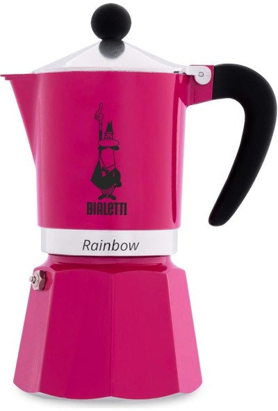 Bialetti Rainbow Fuşya Mokapot (3 Cup)