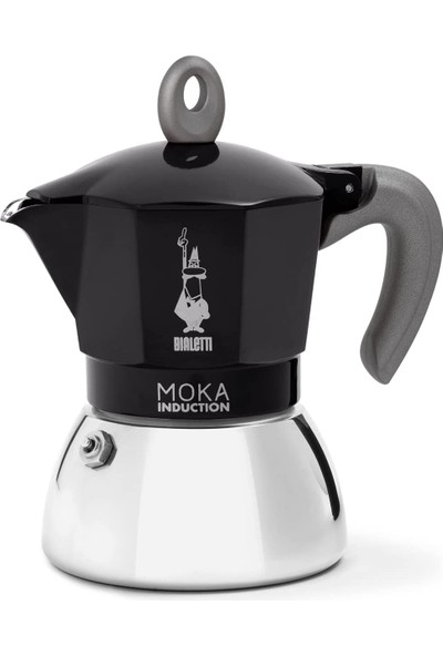 Bialetti Indüksiyon Mokapot Siyah (4 Cup) Bialetti Indüksiyon Mokapot Siyah (4 Cup)