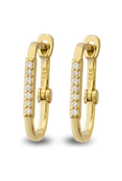 Harem Altın 14 Ayar Altın Ataç Küpe KP020