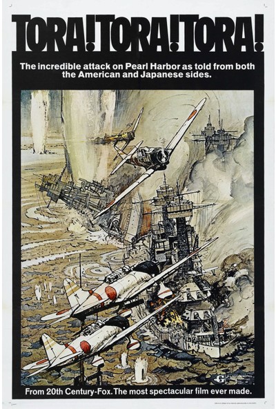 Aktüel Tora! Tora! Tora! (1970) 70 cm x 100 cm Afiş – Poster Henrryman