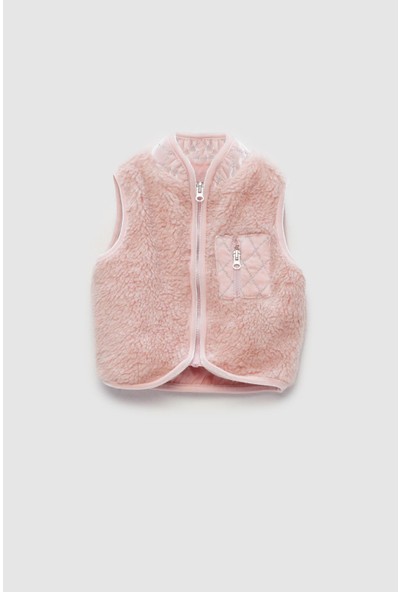 B&G Store Kız Bebek Pembe Yelek 21FW0BG2714 B&G Store Kız Bebek Pembe Yelek 21FW0BG2714