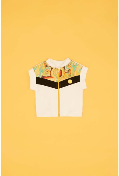 B&G Store Erkek Bebek Desenli Yelek