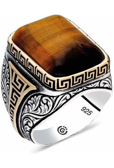 Harem Altın gümüş Turuncu Sıkma Kehribar Taşlı Kare Erkek Yüzük Harem Altın gümüş Turuncu Sıkma Kehribar Taşlı Kare Erkek Yüzük