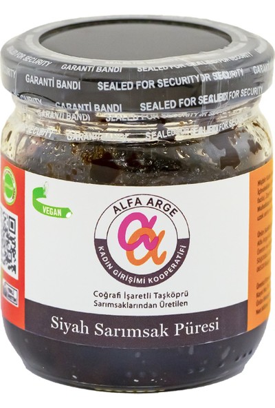 Alfa Arge Kadın Kooperatifi Alfa Arge Siyah Sarımsak Püresi 150 gr Alfa Arge Kadın Kooperatifi Alfa Arge Siyah Sarımsak Püresi 150 gr