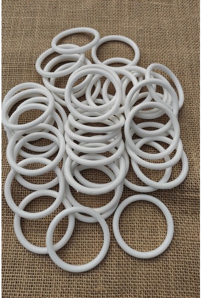 Platin Hediyelik 50 Adet Lif Halkası Plastik Halka 5,8 cm Platin Hediyelik 50 Adet Lif Halkası Plastik Halka 5,8 cm
