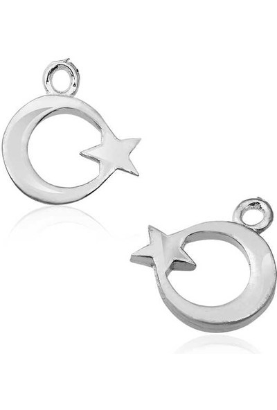 Harem Altın Gümüş Ay Yıldız Tesbih Püskül Ucu