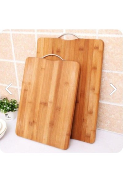 Çavdar Group Bambu Antibakteriyel 2'li Kesme Tahtası-Doğrama Panosu Dikdörtgen