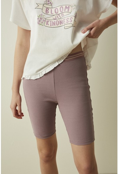 Penti Lila Long Weekend Bisiklet Şortu Penti Lila Long Weekend Bisiklet Şortu