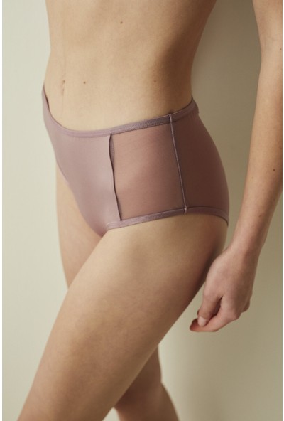 Penti Lila Fresia Yüksek Bel Slip Külot