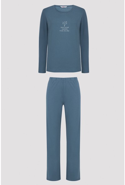 Penti Chınblue Base Rain Pijama Takımı
