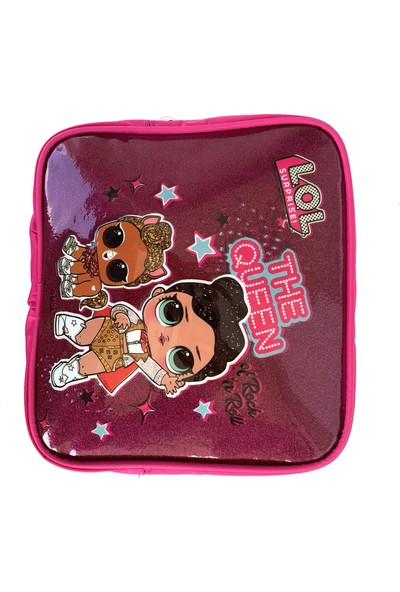 L.O.L. L.o.l Tek Bölmeli Fuşya Bordo Beslenme Çantası 9771