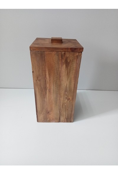 Woodünya Ahşap Kapaksız Çöp Kovası Ofis Masa Altı Çöp Kovası Woodünya Ahşap Kapaksız Çöp Kovası Ofis Masa Altı Çöp Kovası