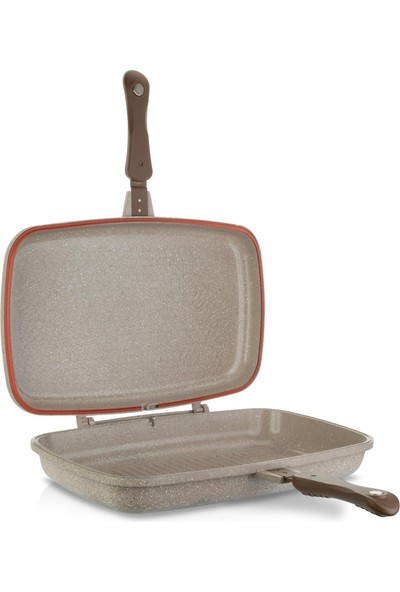 Thermoad Ikili Balık Tava 36CM - Vizon Thermoad Ikili Balık Tava 36CM - Vizon