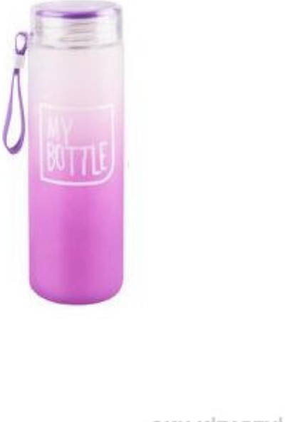 İamokstore 420 ml Askılı Isıya Dayanıklı Cam Suluk/matara