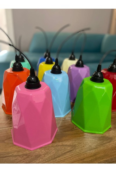 Thorqtech Plastik Ağaç Feneri Karışık Renkli 20'li Thorqtech Plastik Ağaç Feneri Karışık Renkli 20'li