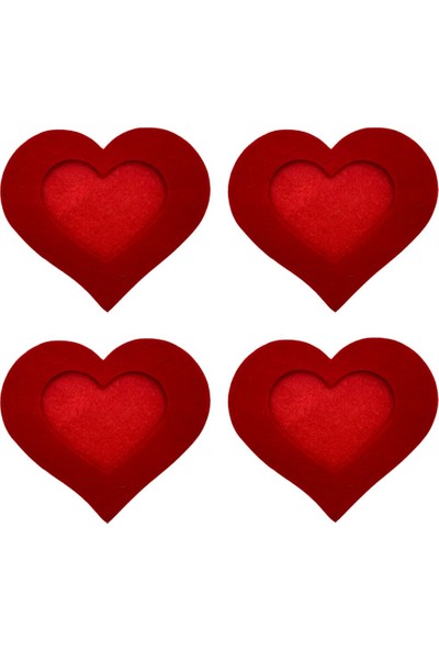 Keskinler Hediyelik El Yapımı Magnet Keçe Kalpli Çerçeve 4'lü Keskinler Hediyelik El Yapımı Magnet Keçe Kalpli Çerçeve 4'lü