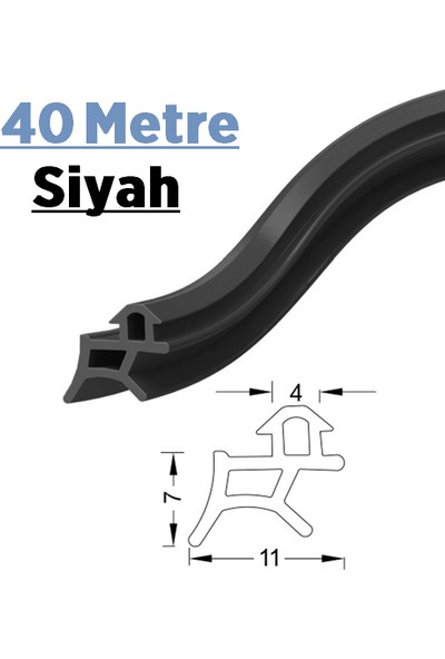 Contacall Pen Markalarının Kapı Pencere Contası Pvc Fitili 40 Metre Siyah Tüm Standart Pvc Pimapen, Fıratpen, Egepen, Winsa Gibi Markalara Uygun Contacall Pen Markalarının Kapı Pencere Contası Pvc Fitili 40 Metre Siyah Tüm Standart Pvc Pimapen, Fıratpen, Egepen, Winsa Gibi Markalara Uygun