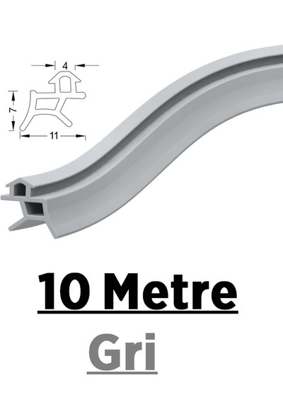 Contacall Pen Markalarının Kapı Pencere Contası Pvc Fitili 10 Metre Gri Tüm Standart Pvc Pimapen, Fıratpen, Egepen, Winsa Gibi Markalara Uygun Contacall Pen Markalarının Kapı Pencere Contası Pvc Fitili 10 Metre Gri Tüm Standart Pvc Pimapen, Fıratpen, Egepen, Winsa Gibi Markalara Uygun