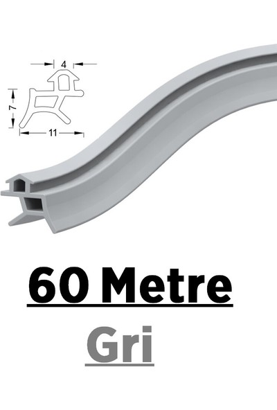 Contacall Pen Markalarının Kapı Pencere Contası Pvc Fitili 60 Metre Gri Tüm Standart Pvc Pimapen, Fıratpen, Egepen, Winsa Gibi Markalara Uygun Contacall Pen Markalarının Kapı Pencere Contası Pvc Fitili 60 Metre Gri Tüm Standart Pvc Pimapen, Fıratpen, Egepen, Winsa Gibi Markalara Uygun