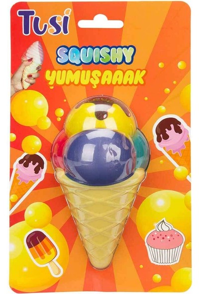2C Oyuncak Tusi Squishy Köpük Oyuncak Top Dondurma 2C Oyuncak Tusi Squishy Köpük Oyuncak Top Dondurma