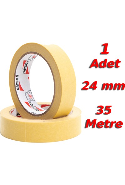 Decotone Dayson Maskeleme Bandı Kağıt Bant 24 mm x 35 mt