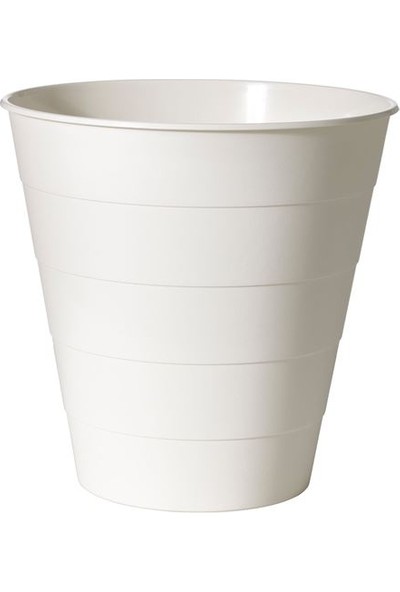 IKEA 10 Lt Çöp Kutusu,beyaz Renk Ikea Ofis Çöp Kutusu Masaaltı Çöp Kovası 28X28