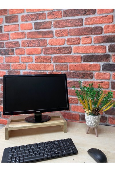 Woodünya Ahşap Monitör Altlığı & Masa Üstü Organizer & Monitör Standı Woodünya Ahşap Monitör Altlığı & Masa Üstü Organizer & Monitör Standı